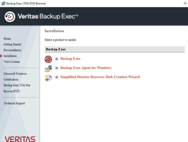 Hướng dẫn cài đặt Veritas Backup Exec | Tam Tran