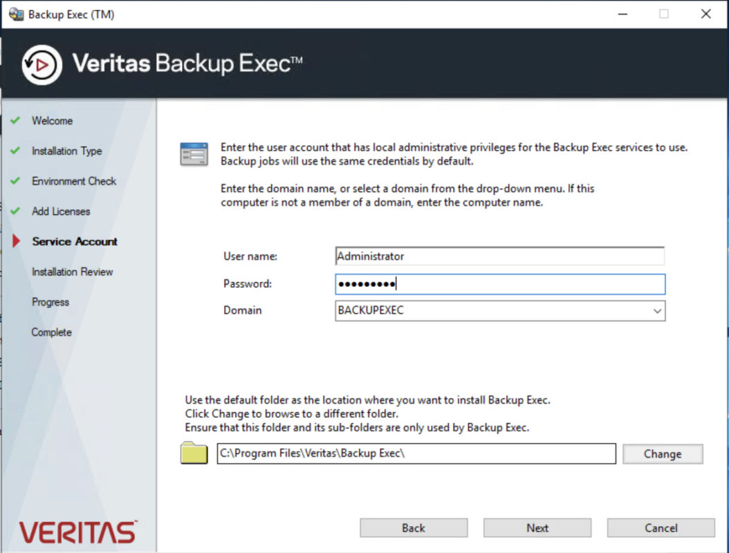 Hướng dẫn cài đặt Veritas Backup Exec | Tam Tran